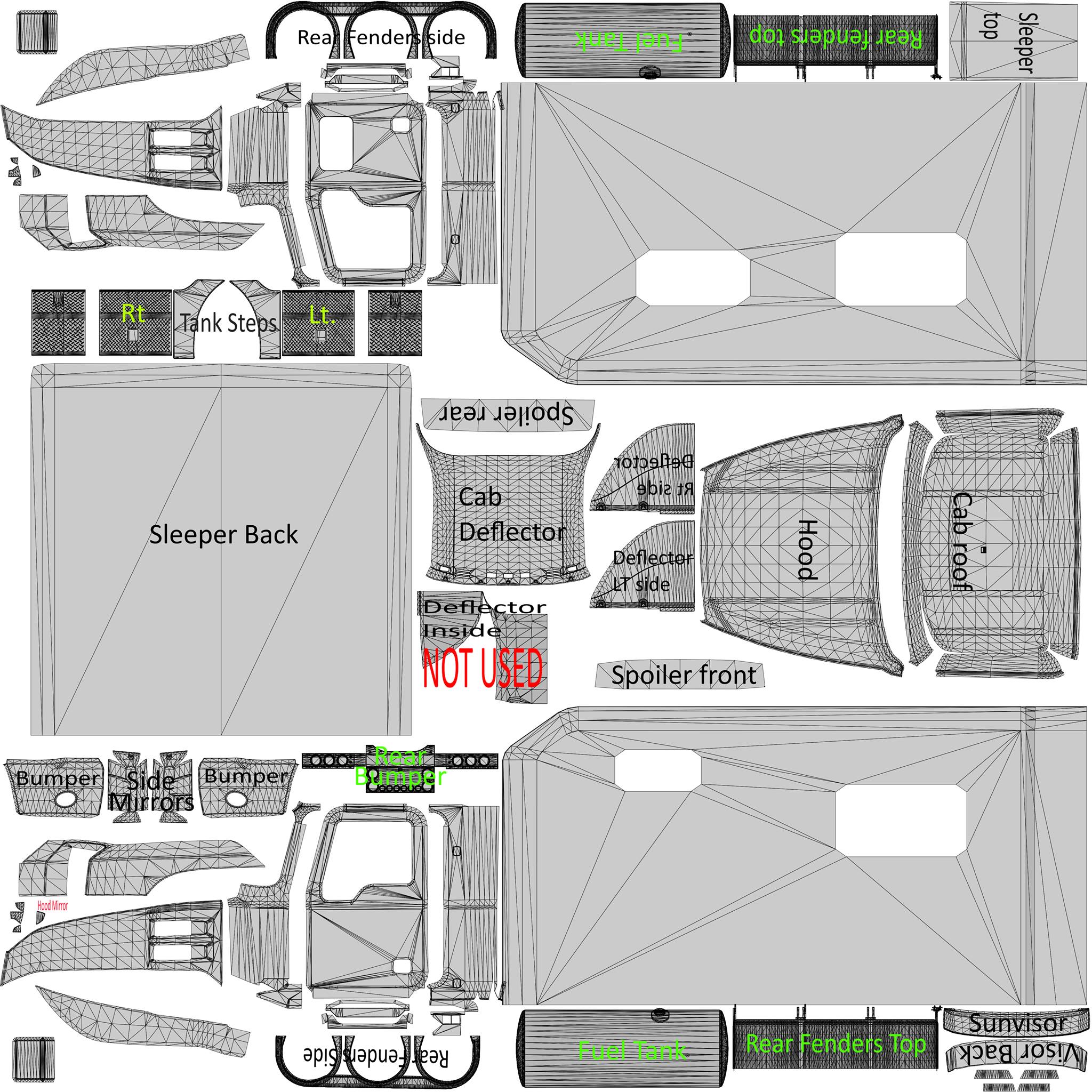 Mack Anthem Legacy Truck Skins